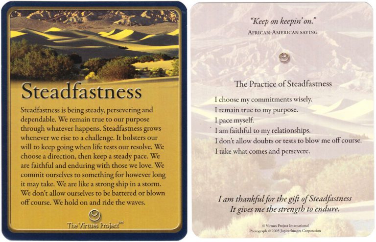 Inspiration - Virtue of the Week